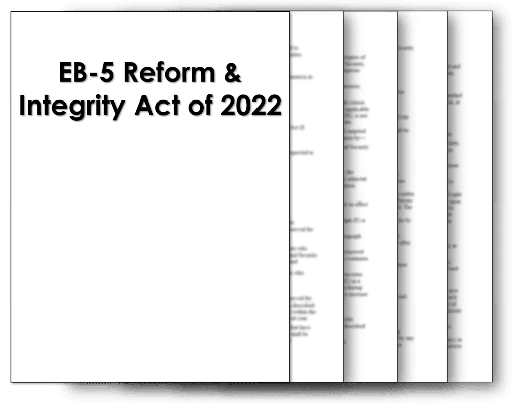 Webinar — EB-5 Program Reauthorization - EB–5 Reform and Integrity Act ...